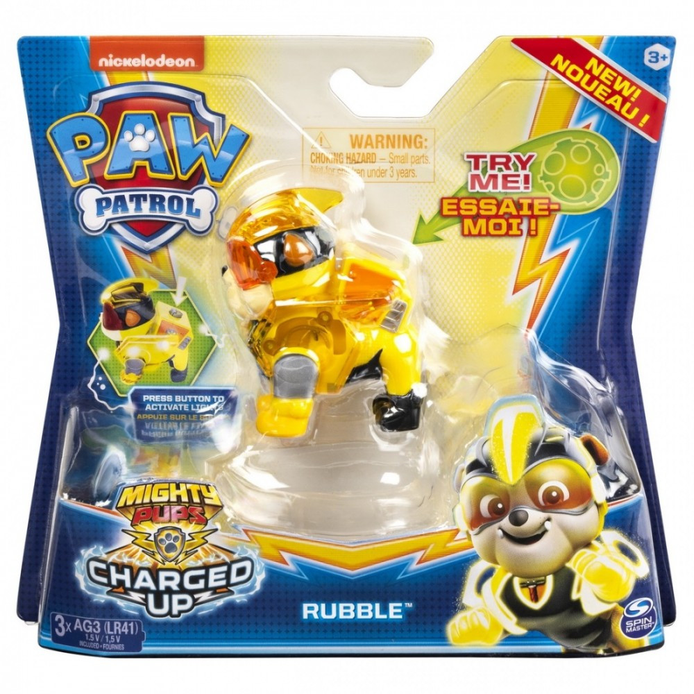 PAW PATROL Mighty Pups Rubble